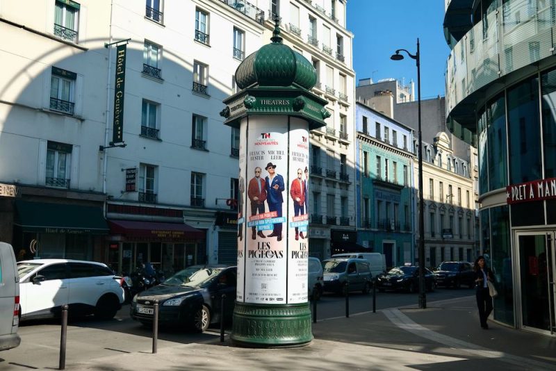 The Famous Morris Columns of Paris
