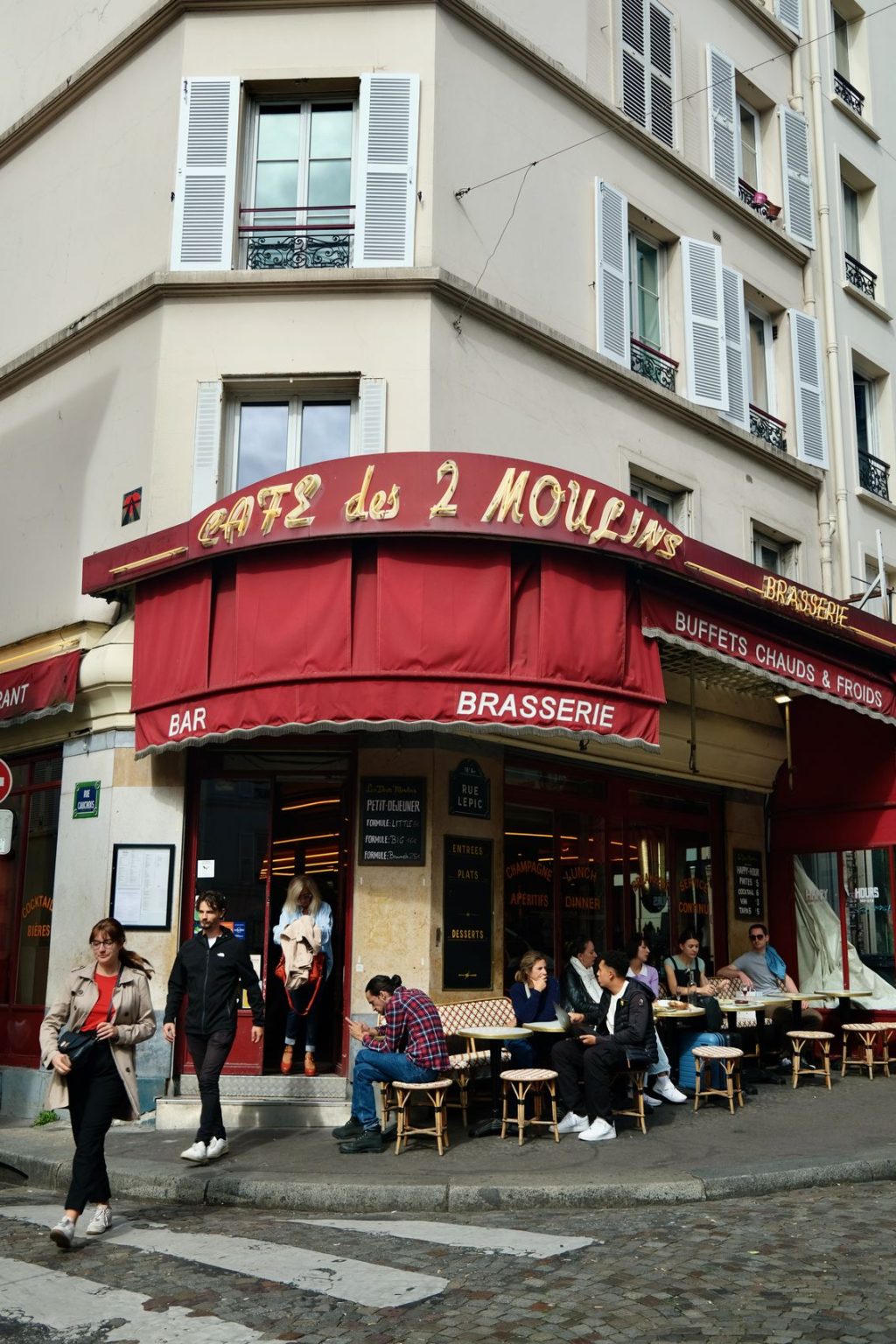 Café des Deux Moulins, the famous café from Amélie in Paris